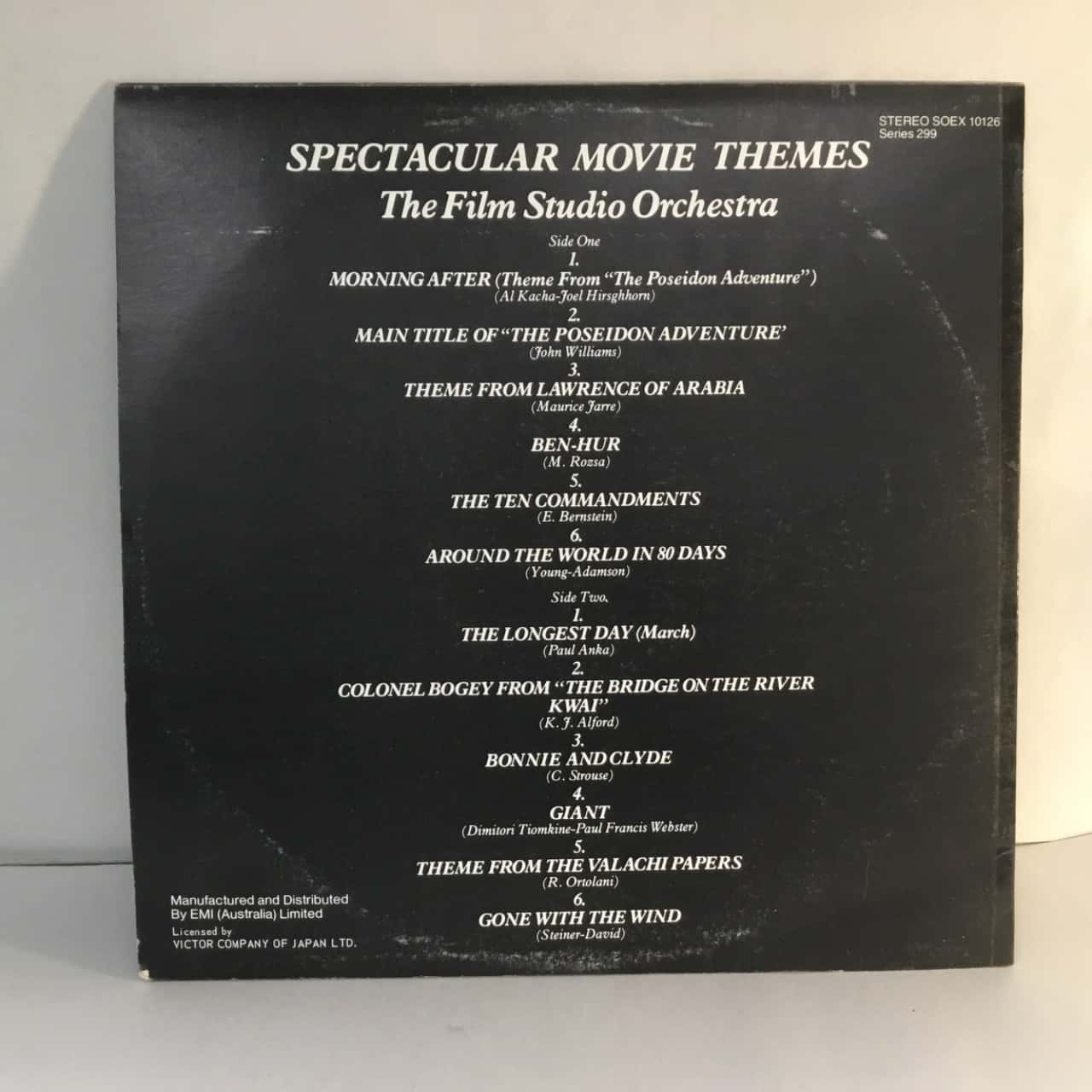 Spectacular Movie Themes The Film Studio Orchestra Vinyl Record