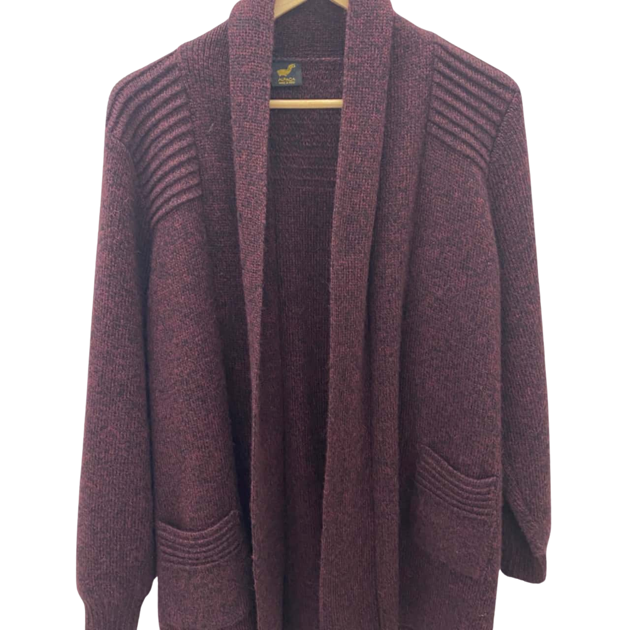 Alpaca Womens Size 14 Cardigans Maroon (s)