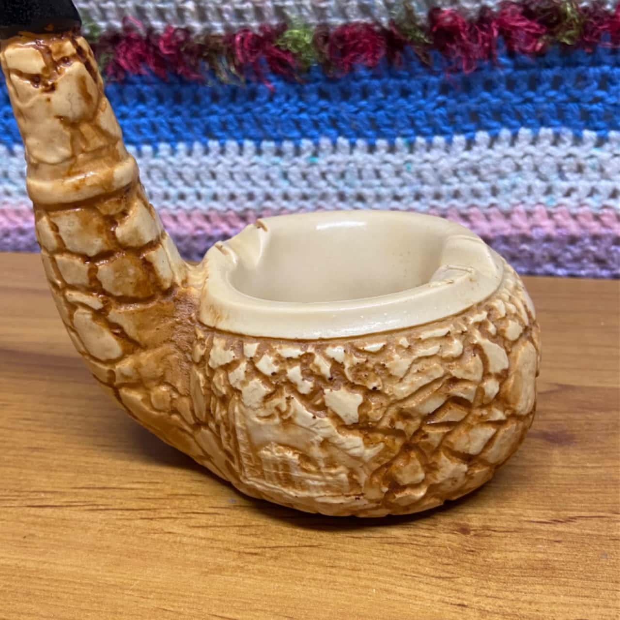 Vintage Smoking Pipe Shaped Ash Tray