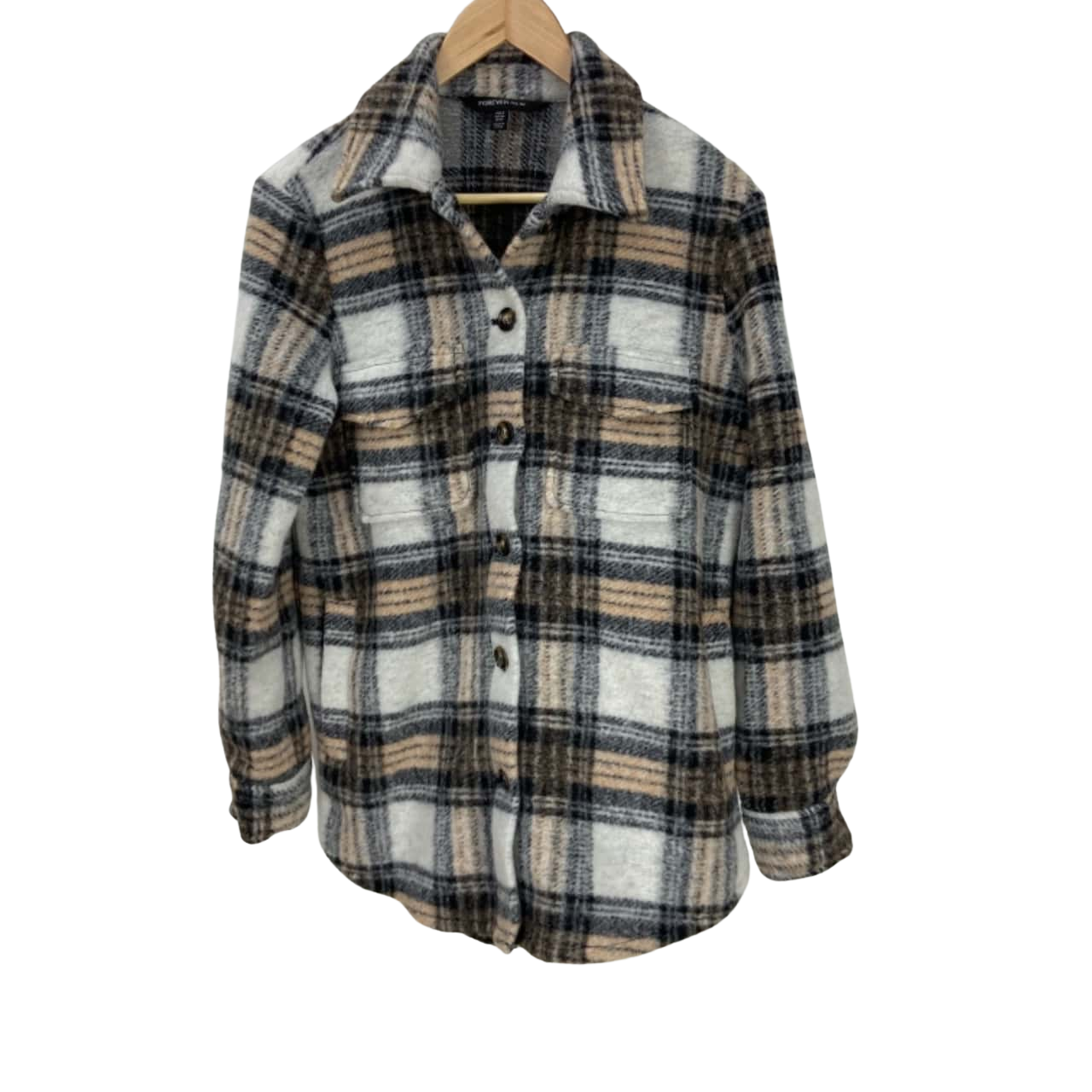 Forever New Size 6 Checked wool Jacket (s)