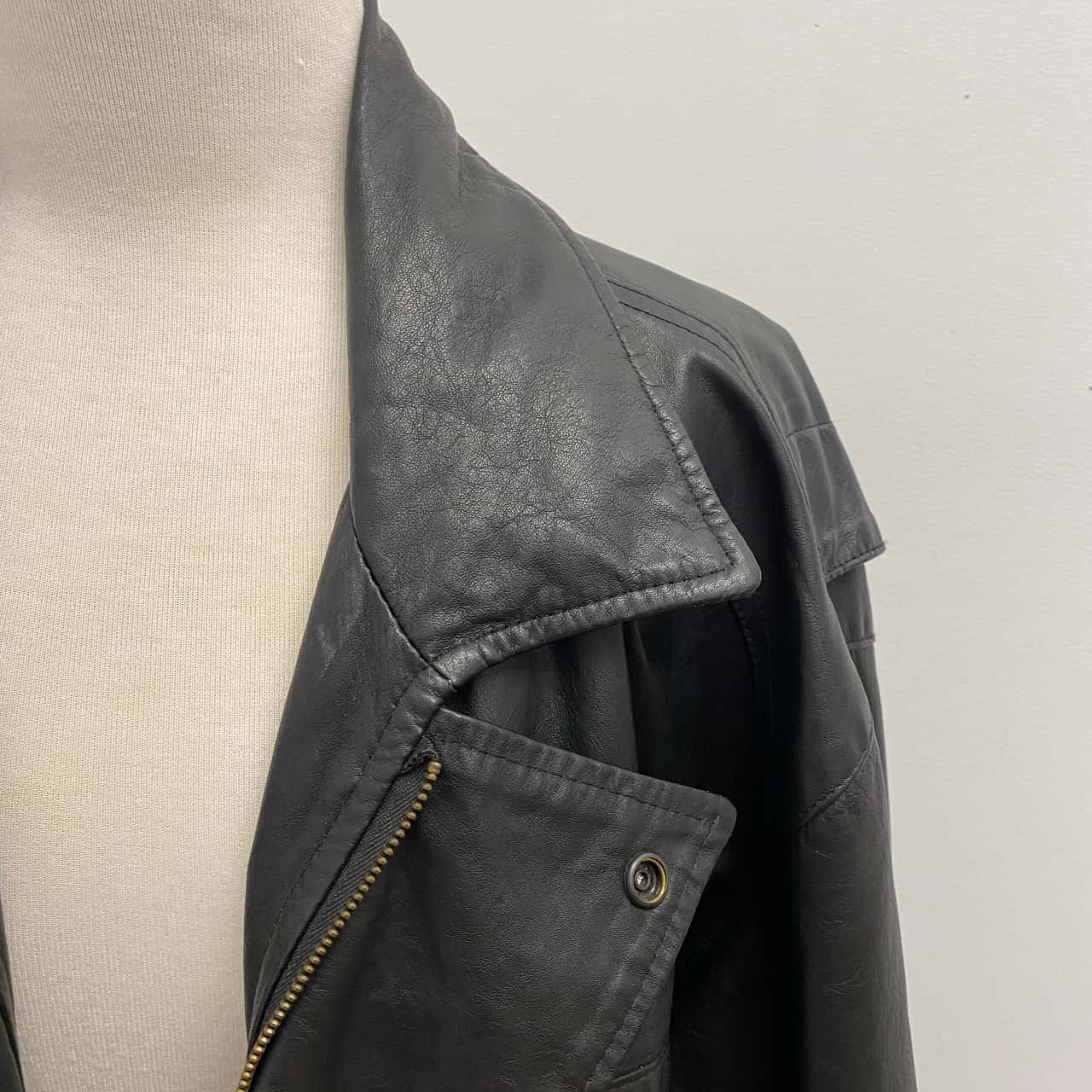 Kings Road Leather Jacket. Size 38