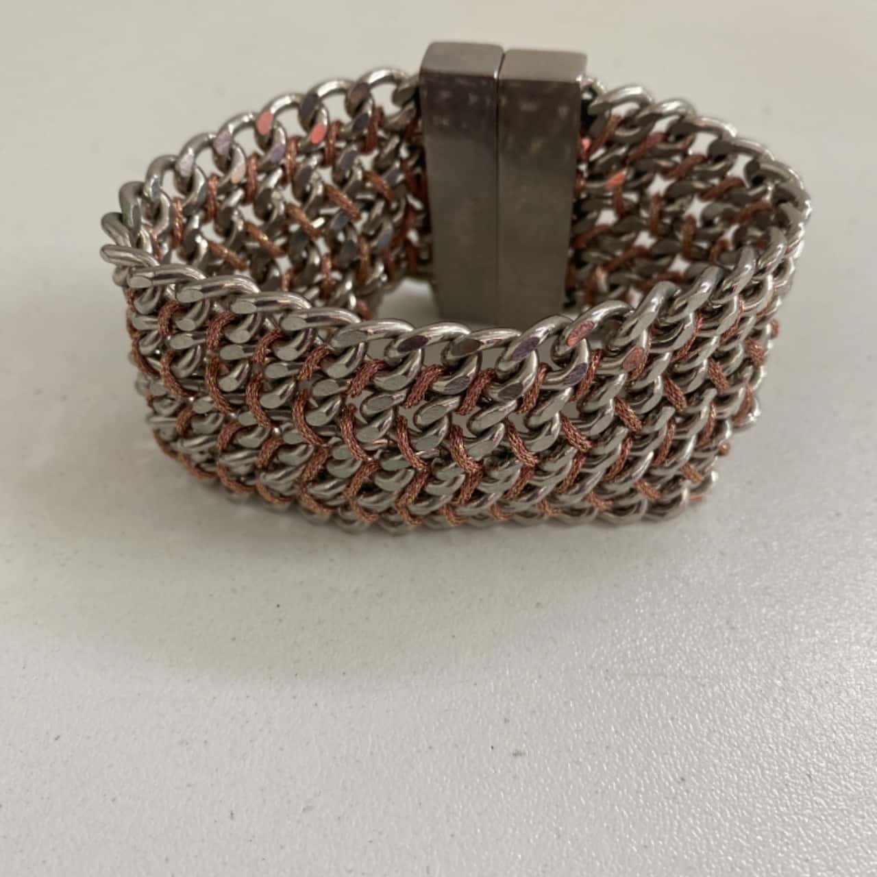 Other Womens Pink / Silver chain bracelet