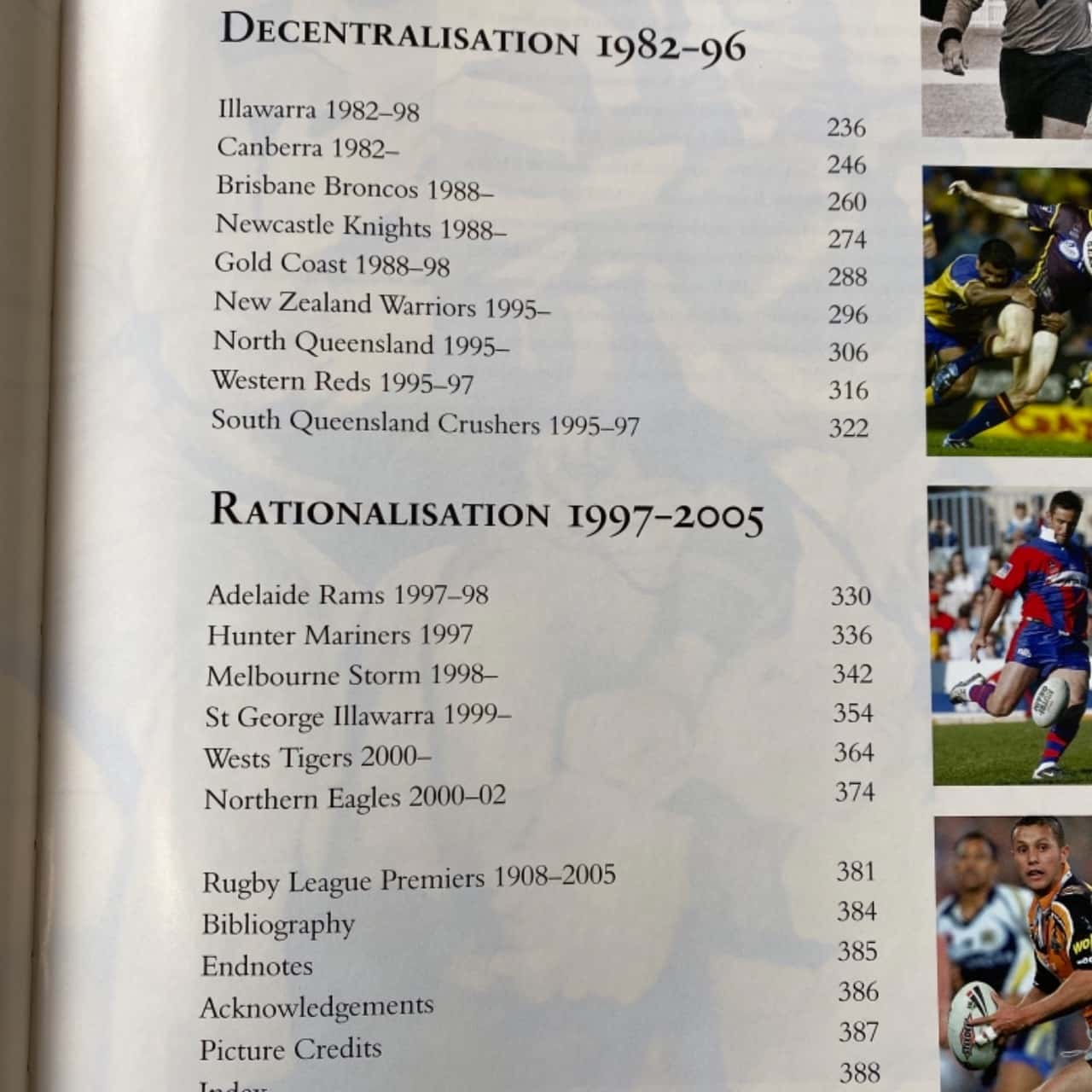 The History Of Rugby League Clubs. Hardcover Book.