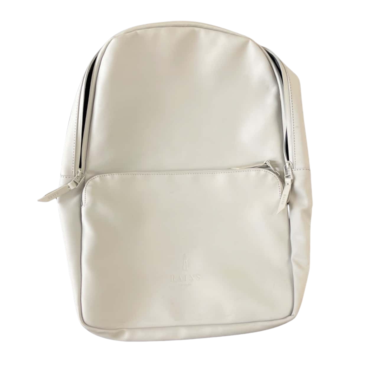 RAINS Unisex Grey Laptop Backpack(s) - Used Good | Salvos Stores