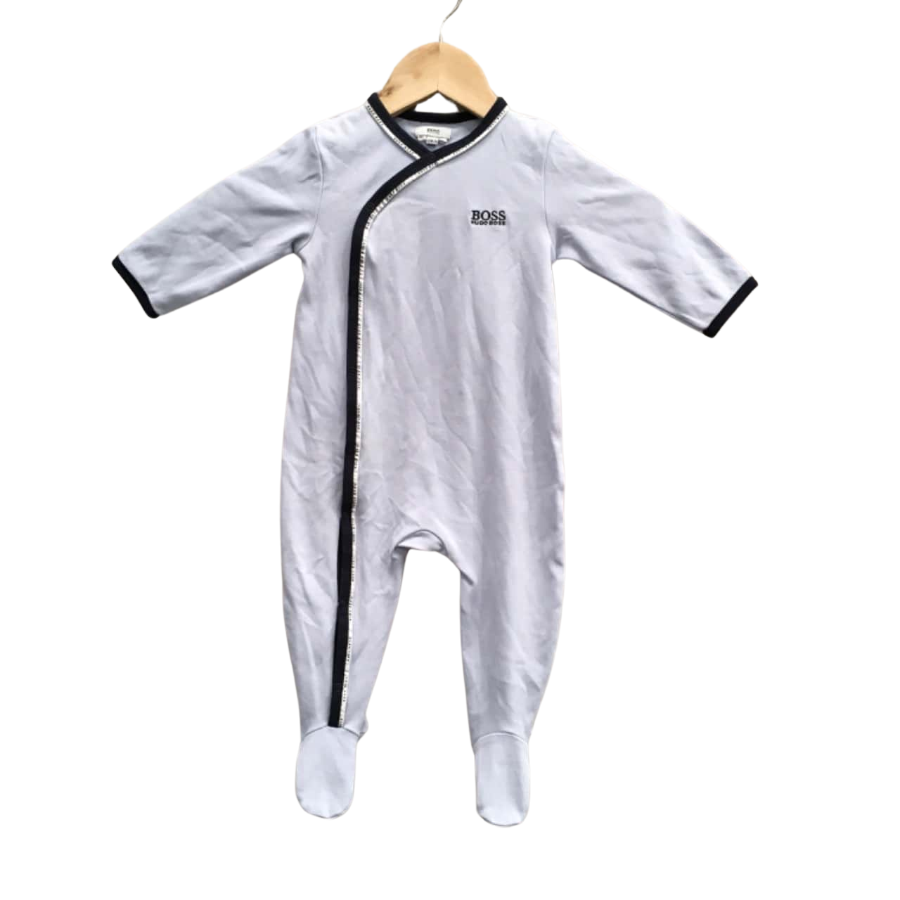 Boss Hugo Boss Kids Size 00 Onesie Blue / Navy Blue