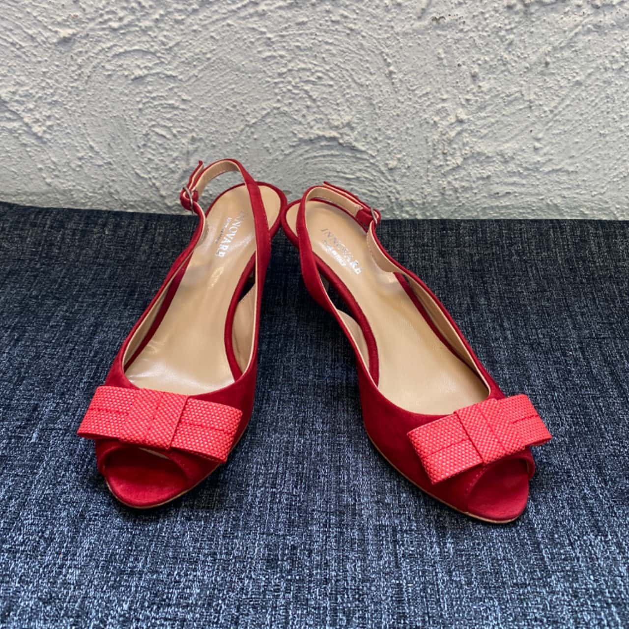 Other Womens Innovare Red Suede Slingbacks Size 36 Made In Italy BNWT(s)