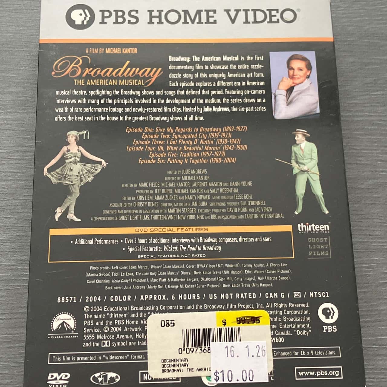 B’WAY/Broadway: the American musical(pbs documentary) 3 disc set