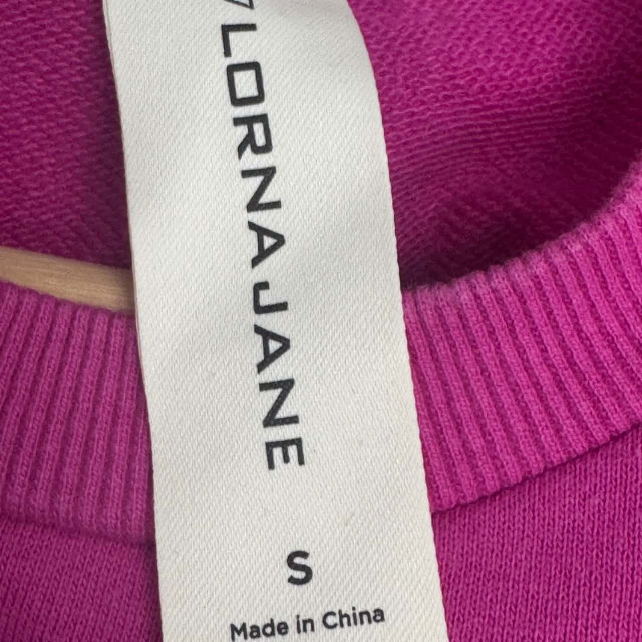 Lorna Jane Womens Size S Sweatshirt Pink