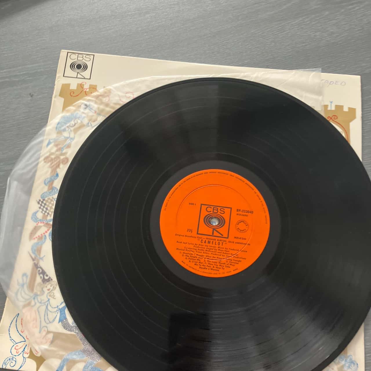 Camelot original broadway cast recording