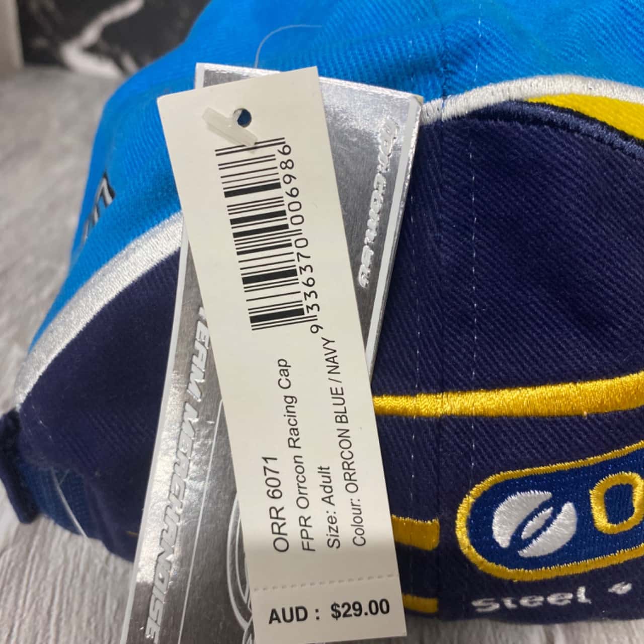 Orrcon Racing Size One Size Blue / Yellow cap new