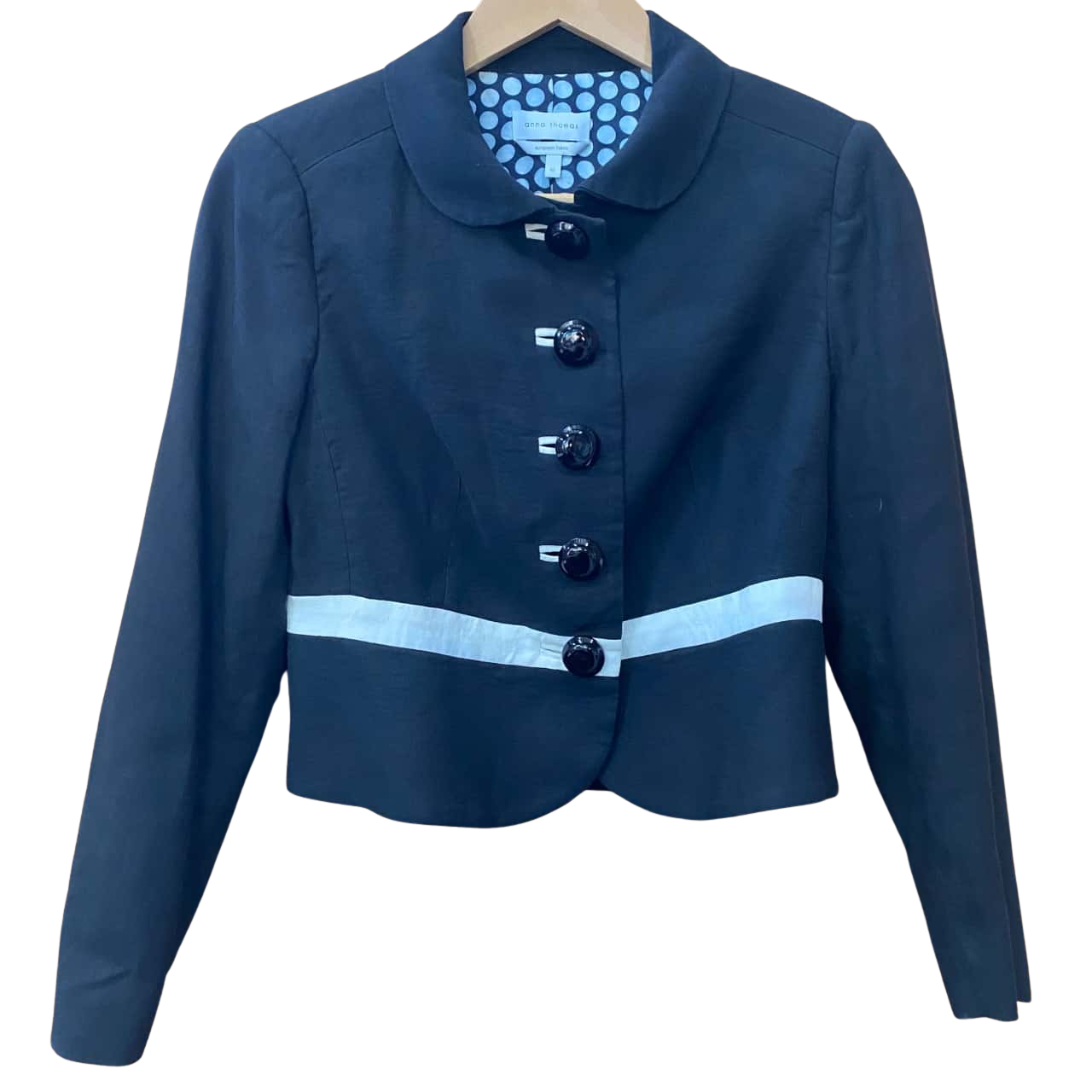Anna Thomas Black/White Blazer Size 10(s)