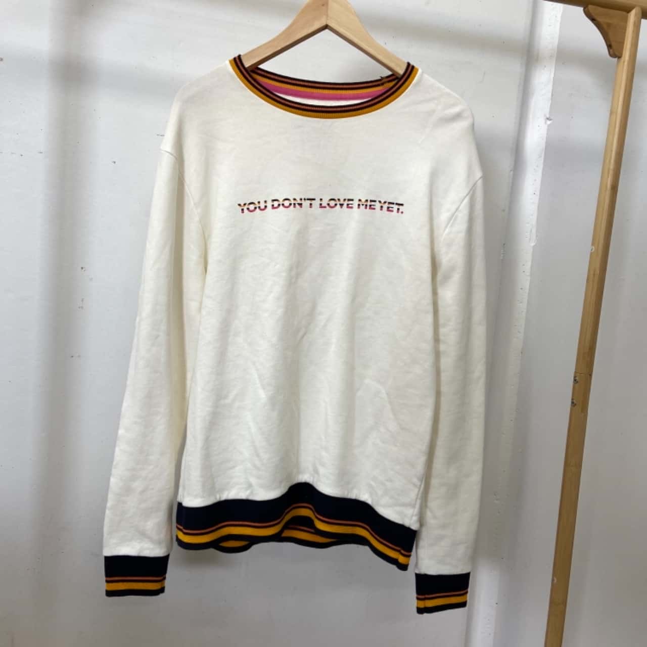 Zara Man Mens Size L Crew Neck Printed Sweater (s)