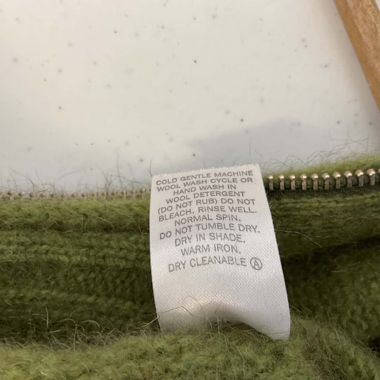 Merino Snug CardiganGreen, possum fur, merino wool Womens Size M(s ...