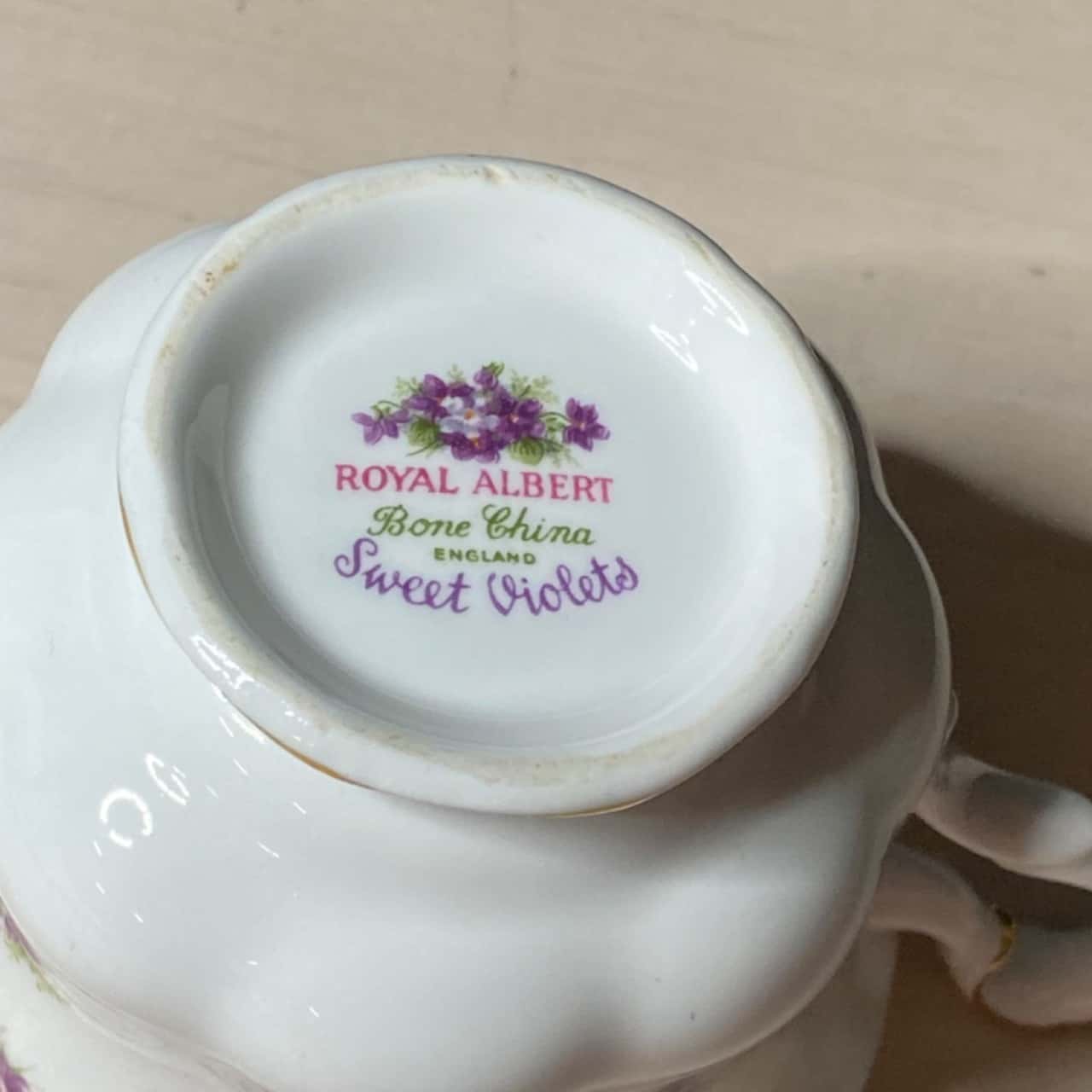 Royal Albert "Sweet Violets" Cup, Saucer & Plate Set(s)