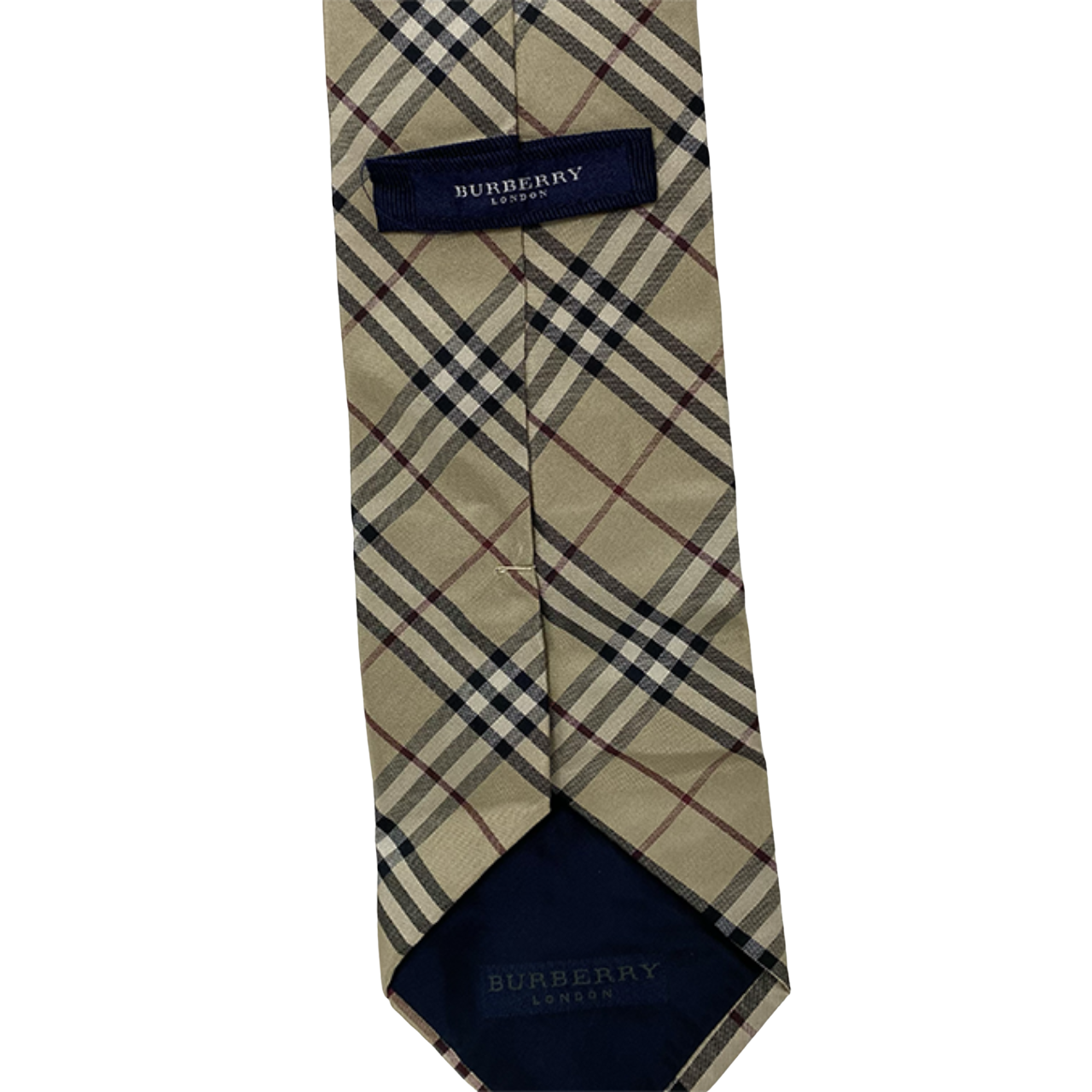 Mens Checked tie. Classic style of BUR BERRY LONDON
