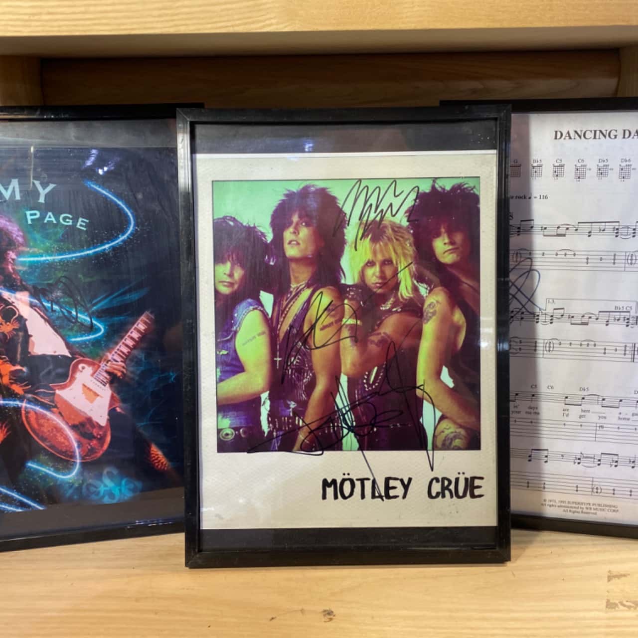 6 Signed Classic Rock Frames(s)