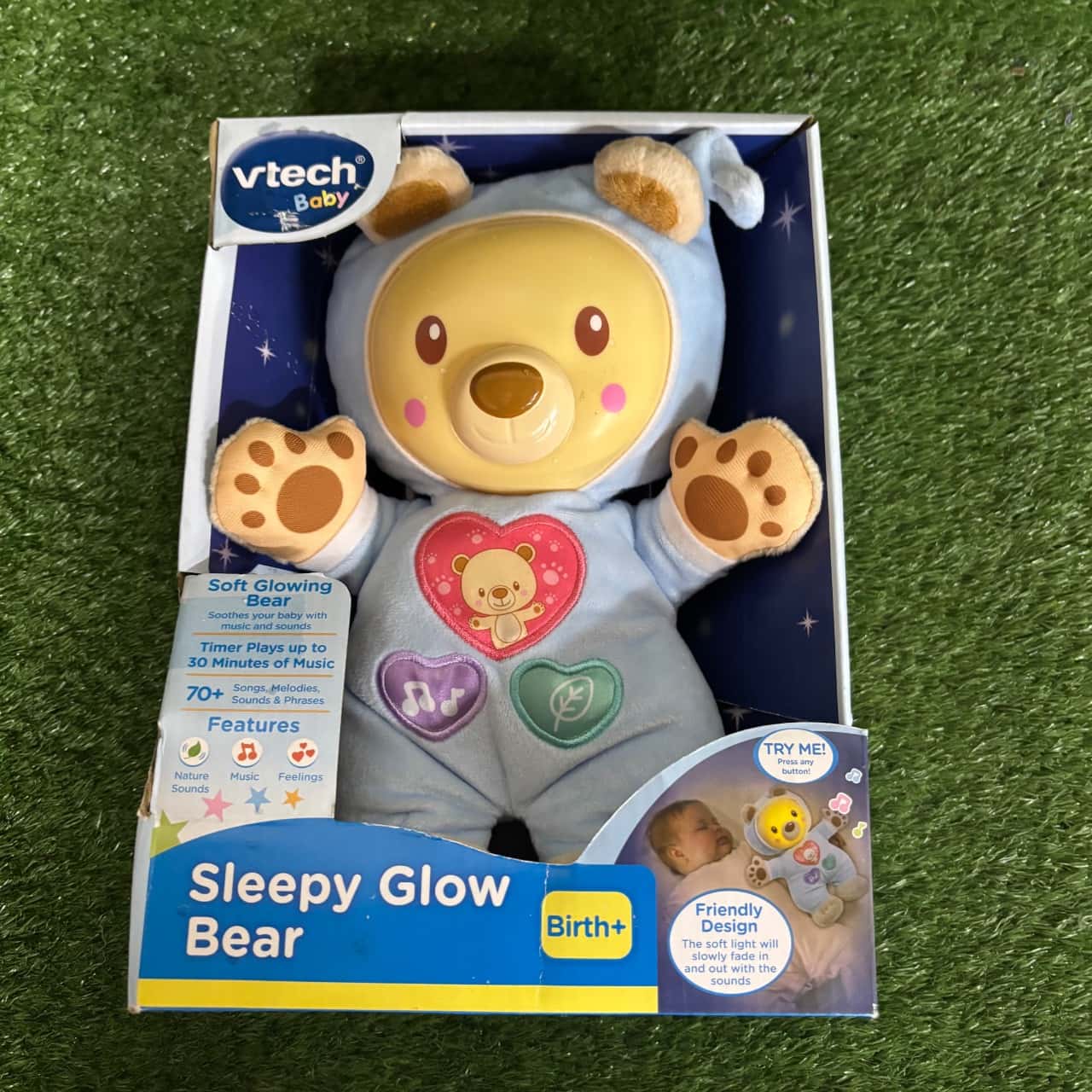 VTech Sleepy Glow Bear Soothing Night Light (New)