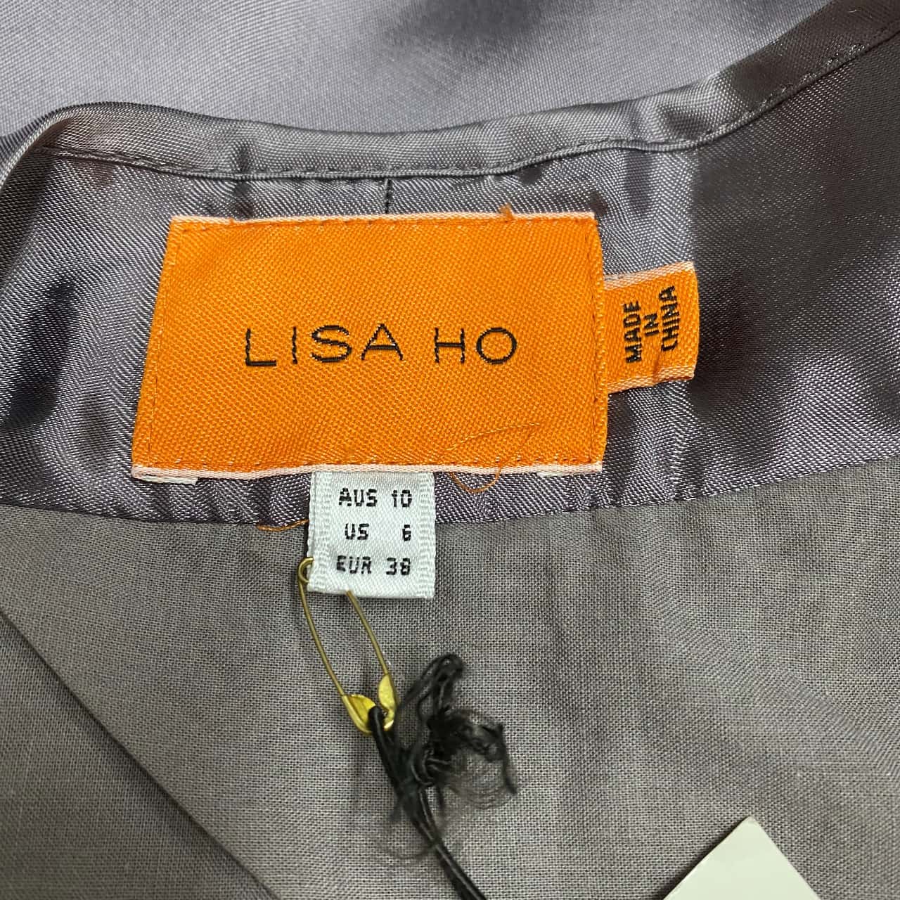 Lisa Ho Seal Syrup Coat Size 10 BNWT