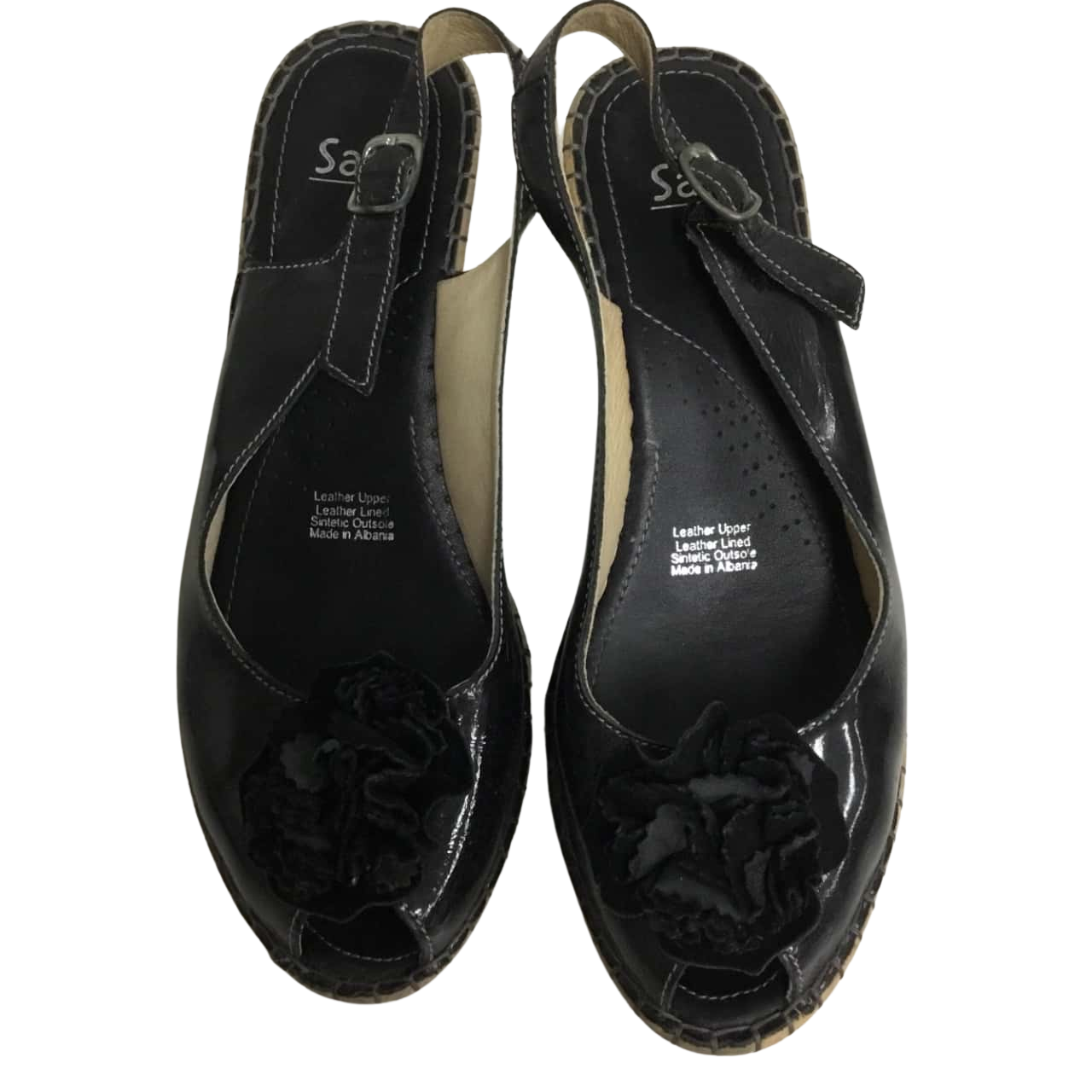 Sala Womens Size 40 Back Wedges