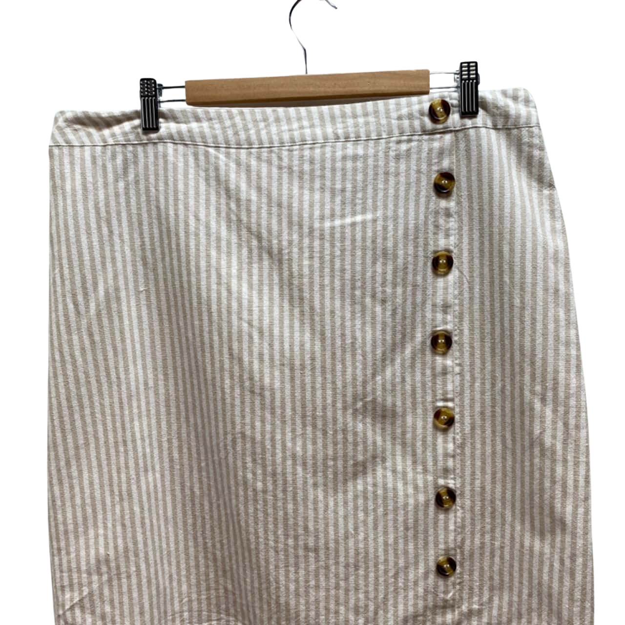 W. Lane Womens Beige Striped Skirt(s) - Used As New | Salvos Stores