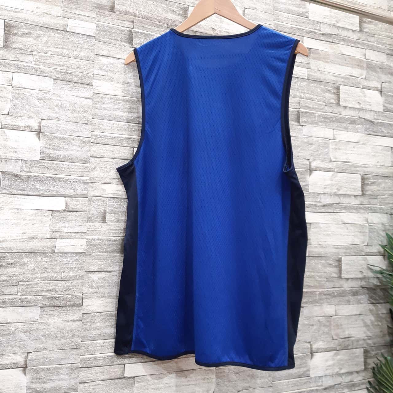 NBL Mens Size XXL Tank Singlet Blue / Navy Blue