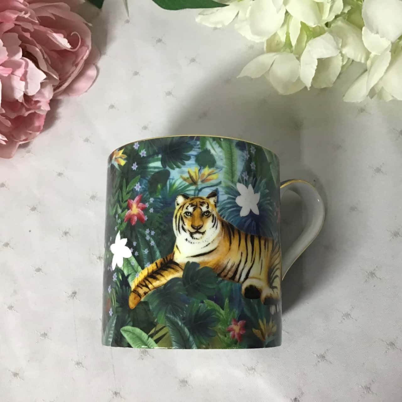 T2 Tiger Jungle Design Fine Bone China Mug(s)
