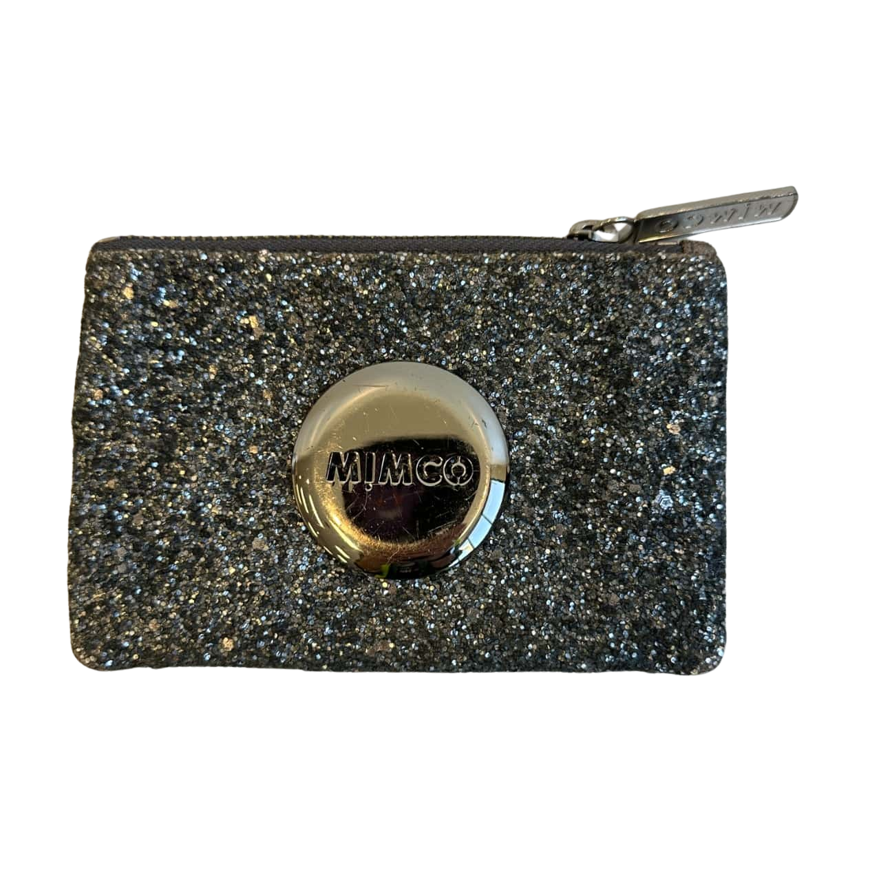 Mimco Women's Glitter Coin Purse Silver