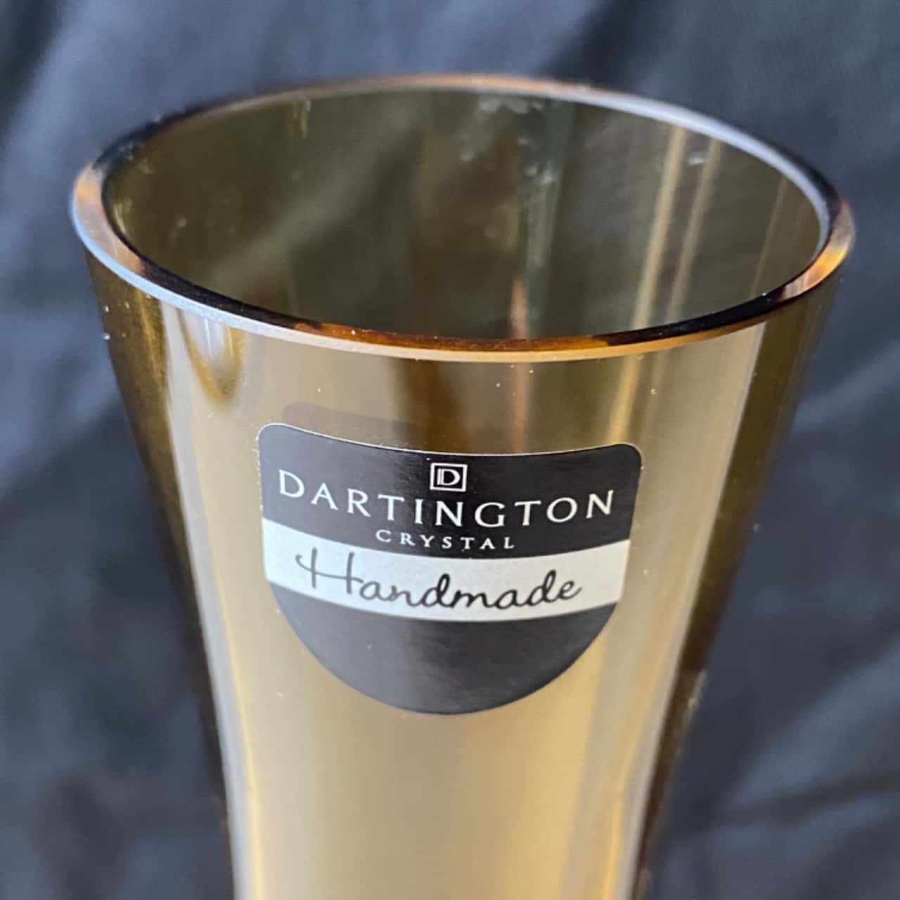 Dartington Handmade Crystal Stem Vase