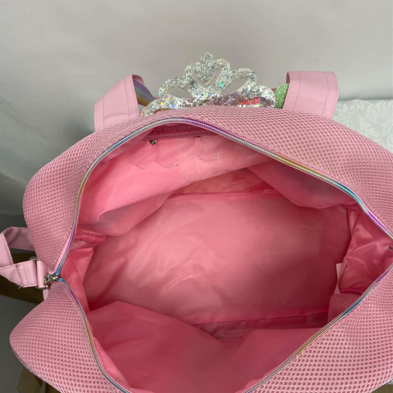 Kids OMG Rabbit Metallic Medium Duffle Bag By Miss Gwen (s)