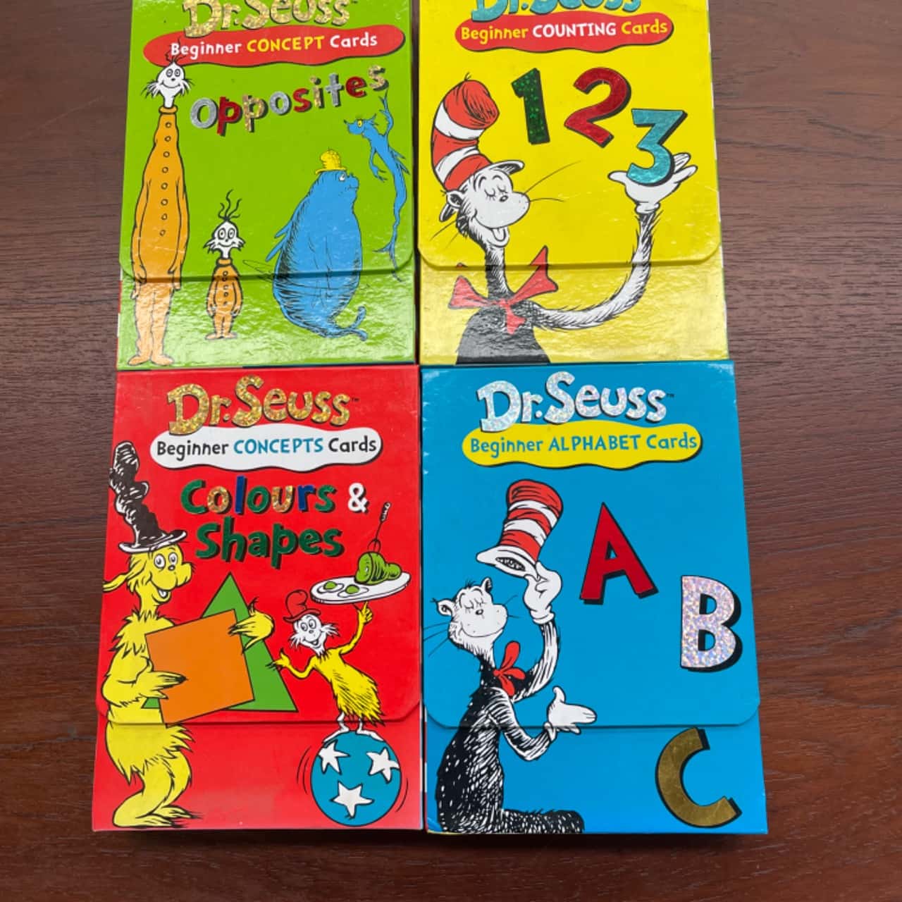 Dr Suess Beginner Cards x 4 (s)