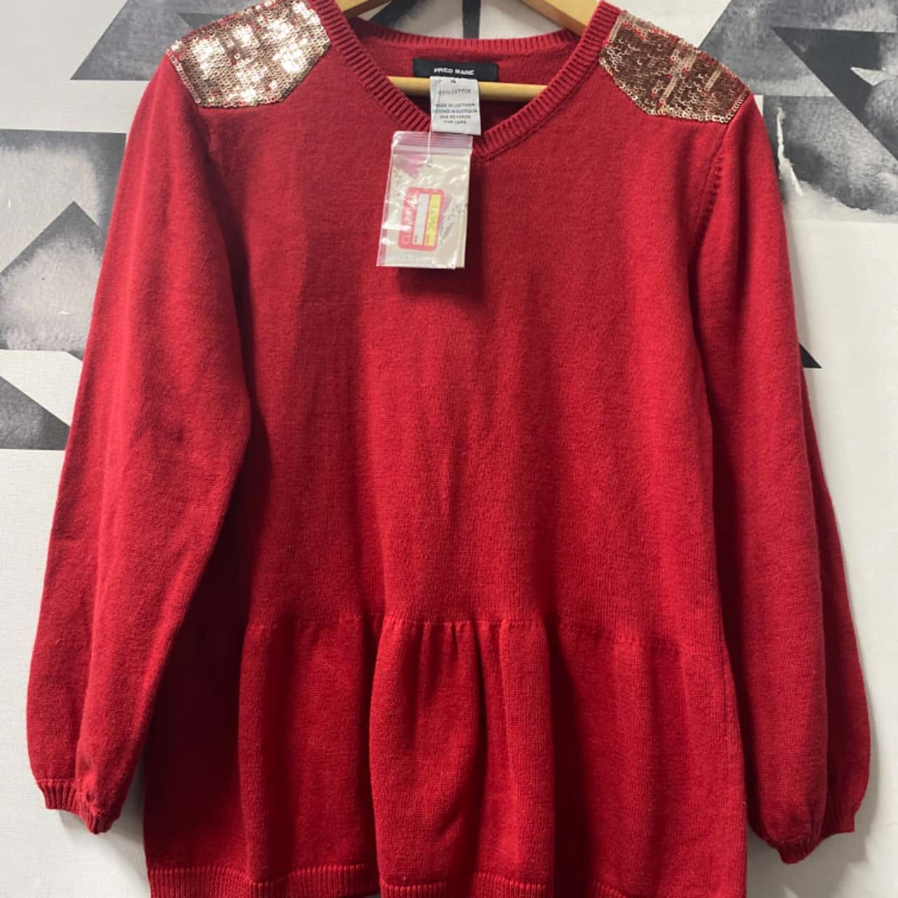 Fred Bare Size 4 Jumper Red brand new (s)