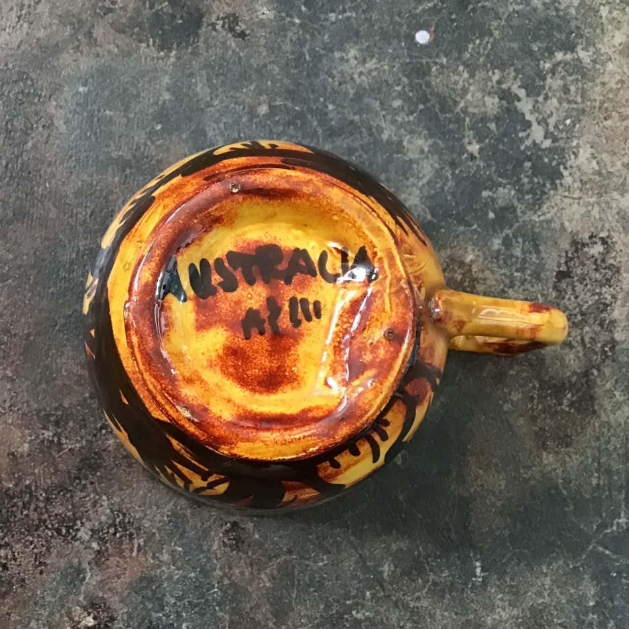 Hand Painted Australia Aboriginal Design Tea Cup(s)