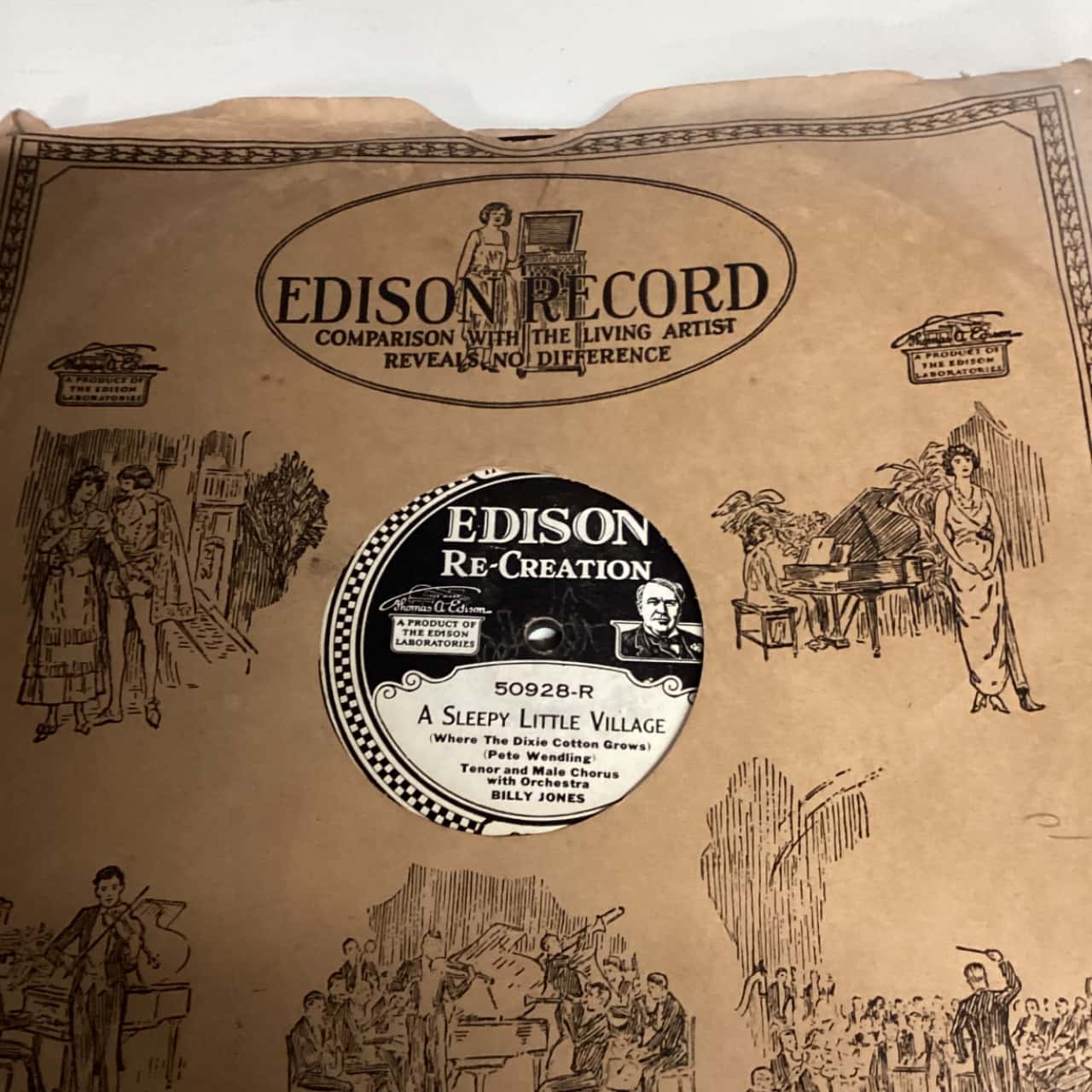 Edison Record Phonograph Record