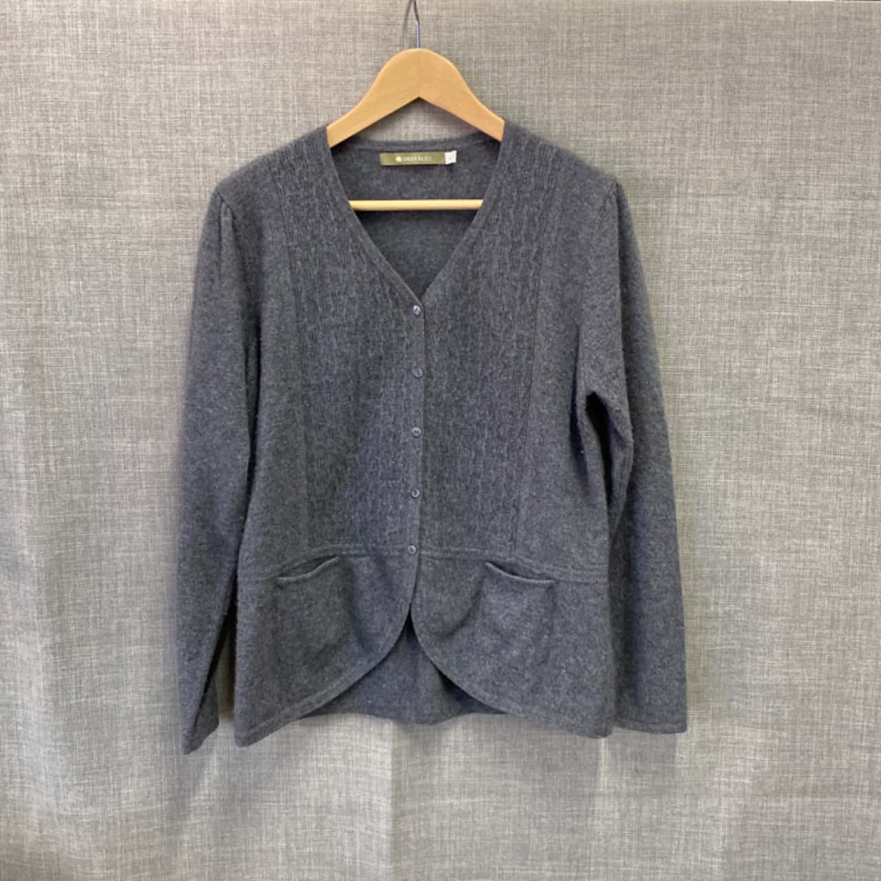 Sheer Bliss Womens Grey Cashmere Knit Size L(s) - Used Very Good ...