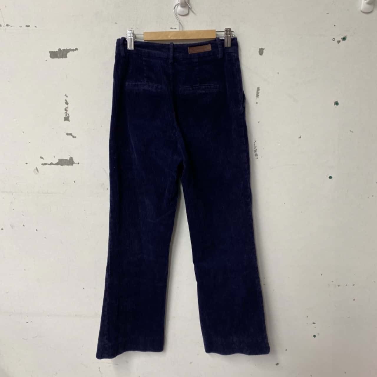 Gorman Womens Size 6 Corduroy Straight Leg Navy Blue (s)