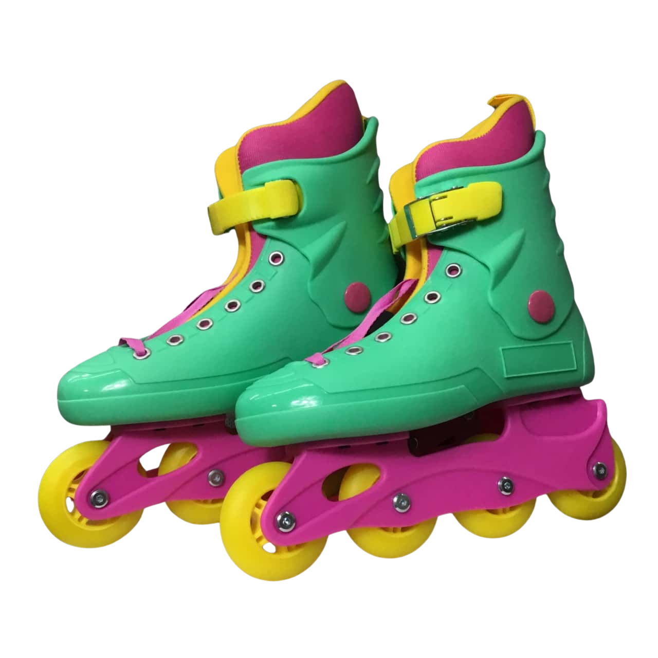Multicoloured Retro Roller Blades(s)
