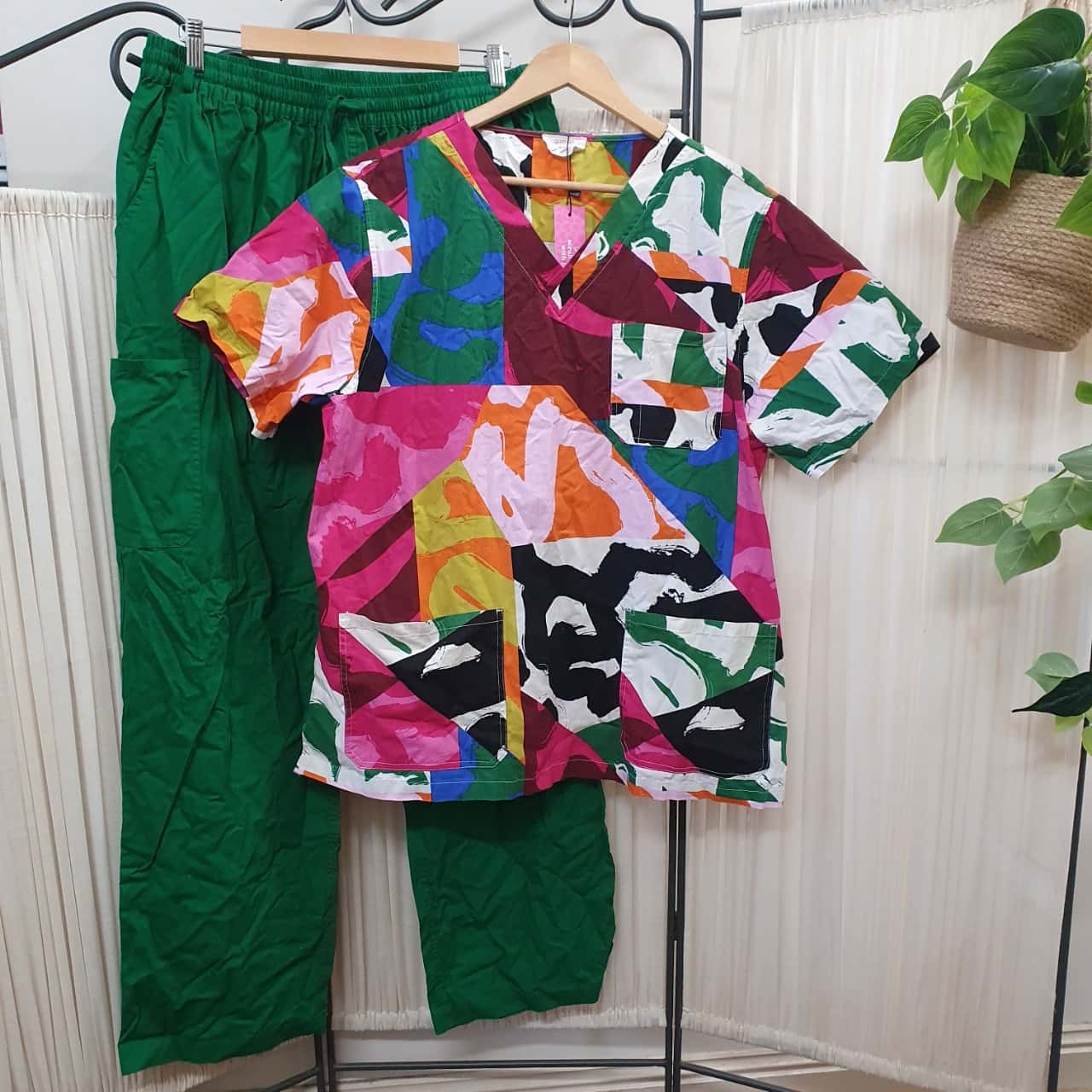 Gorman Women's Size 3XL Cross Roads Mixed Scrub Set - New With Tags(s)