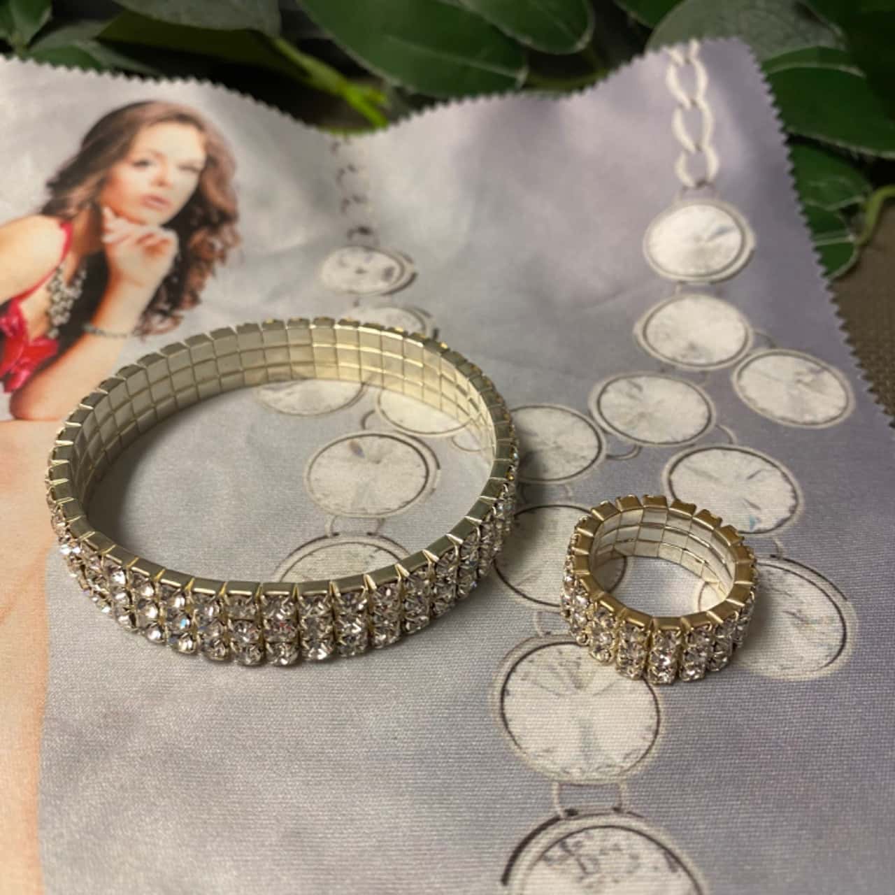 Diamante bracelet and ring set(s) - Used As New | Salvos Stores
