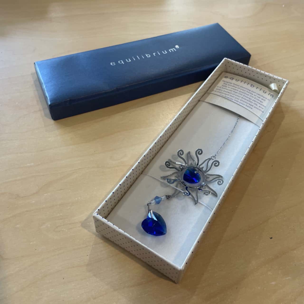 Equilibrium Womens Necklaces Blue / Silver (s)