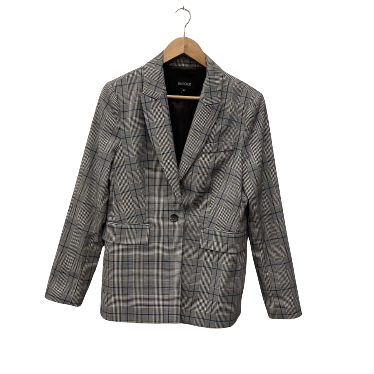 Basque Womens Size 12 Button Up Checked / Multicoloured (s)