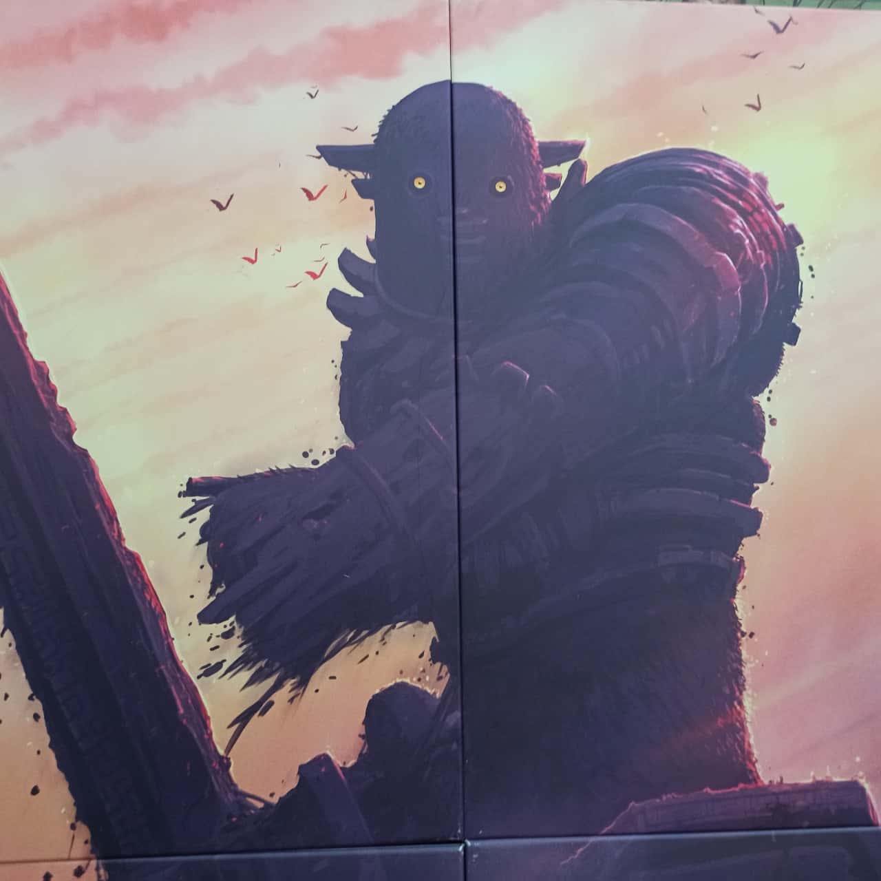 Colossus Encounter, Metal Displate Poster in 4 pieces.(b26)(s)