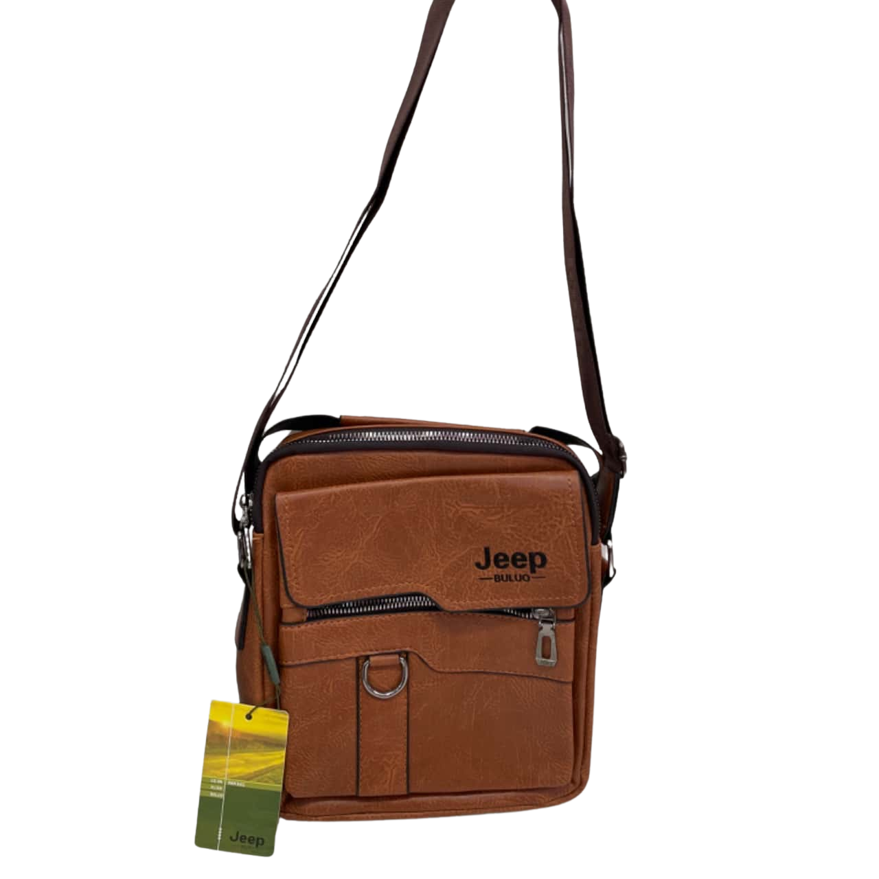 Jeep Unisex Cross Body Bag Brown (s)
