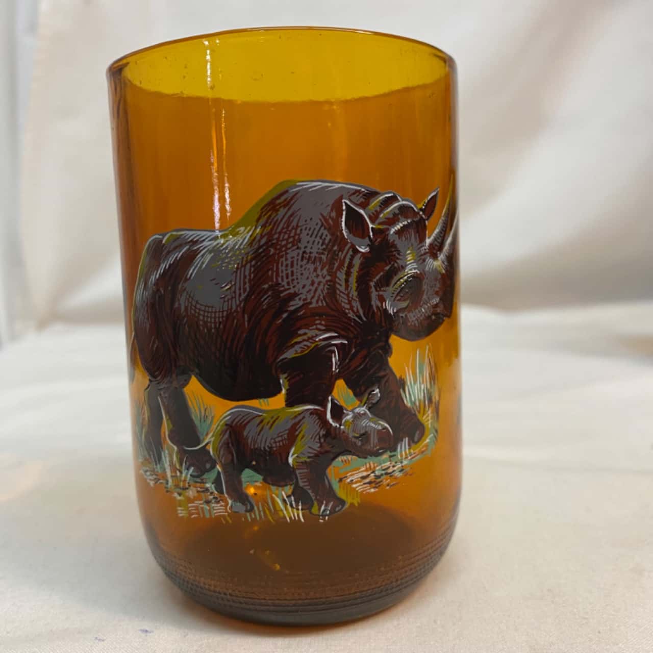 Africa animal glassware. (s)