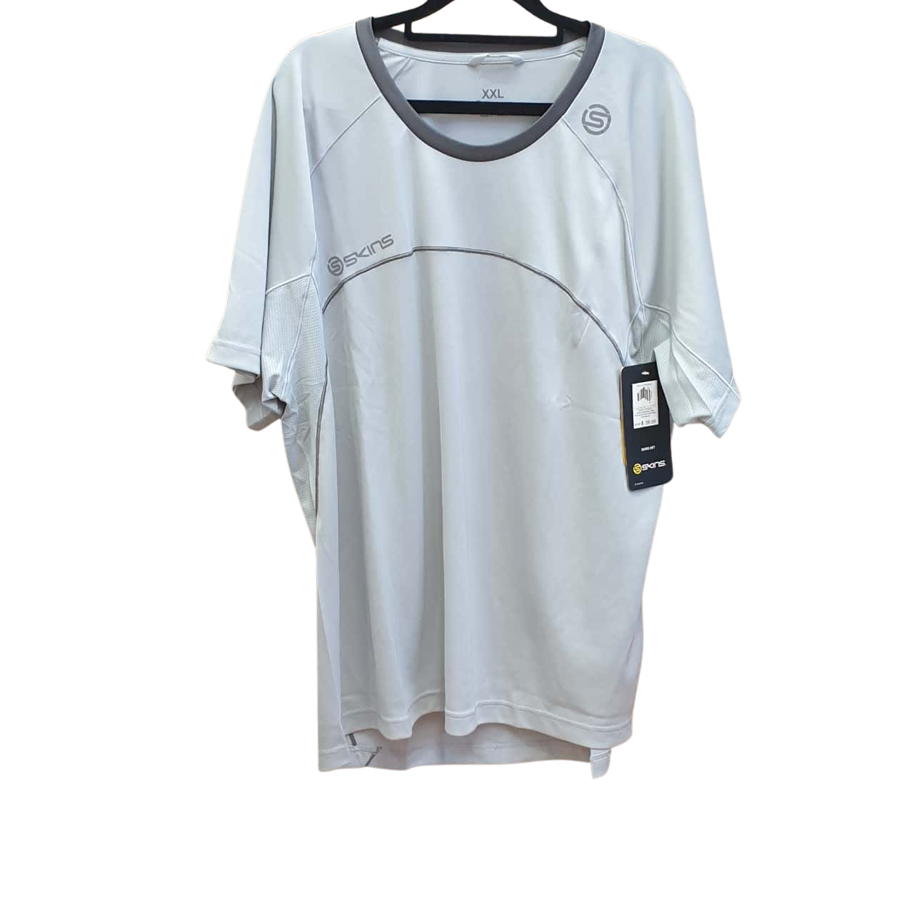 Mens Skins Short Sleeve Top x 2 Size XXL Grey (s)