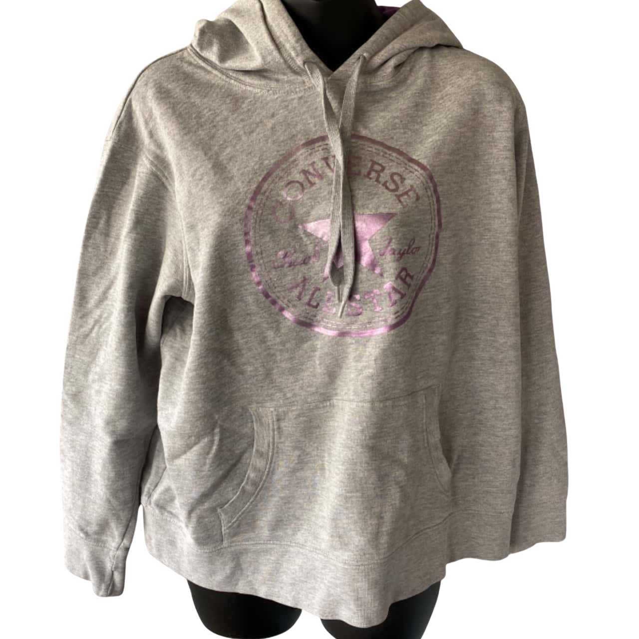 Converse Womens Size L Jumper Grey (s)