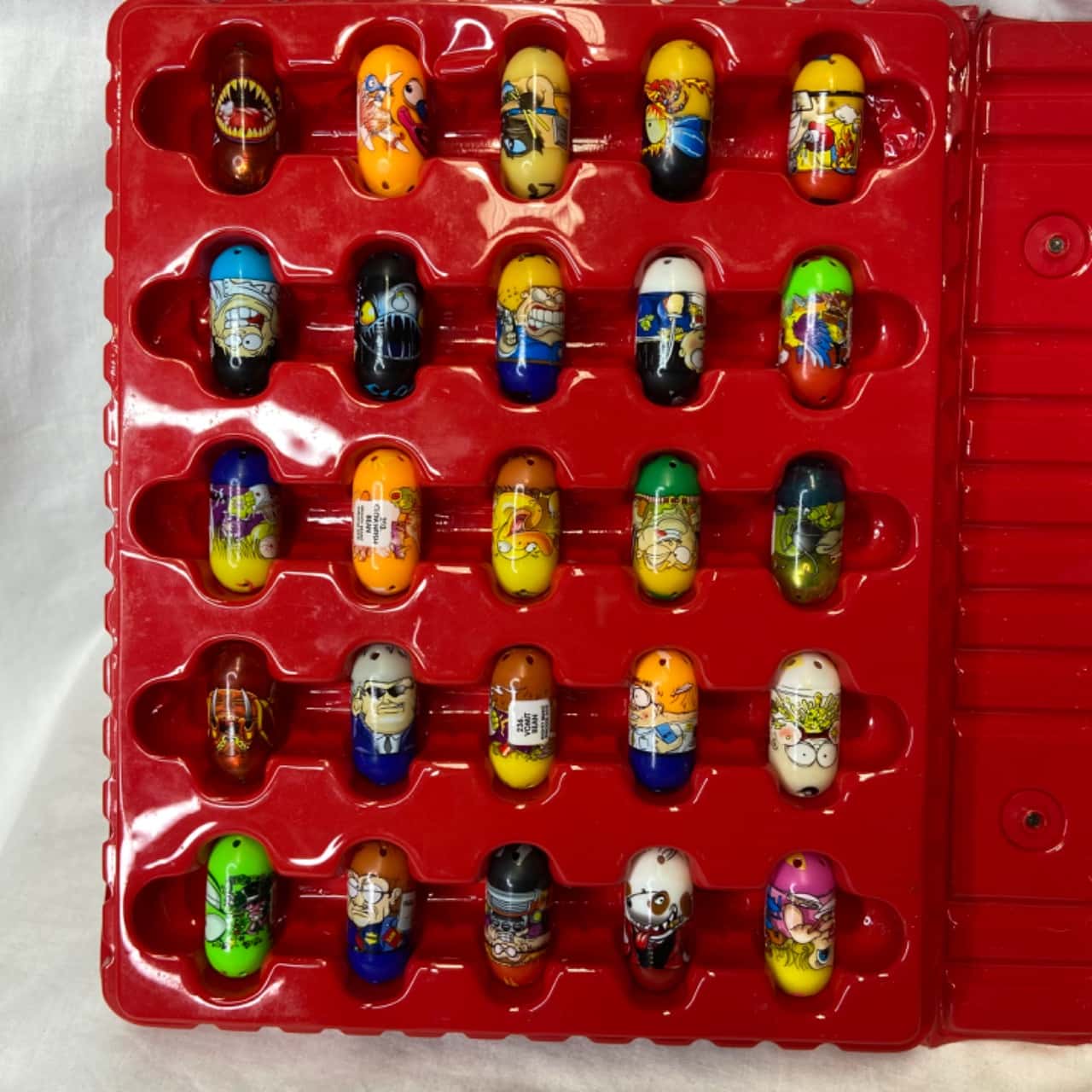 Mighty Beanz Bundle With Red Carry Case