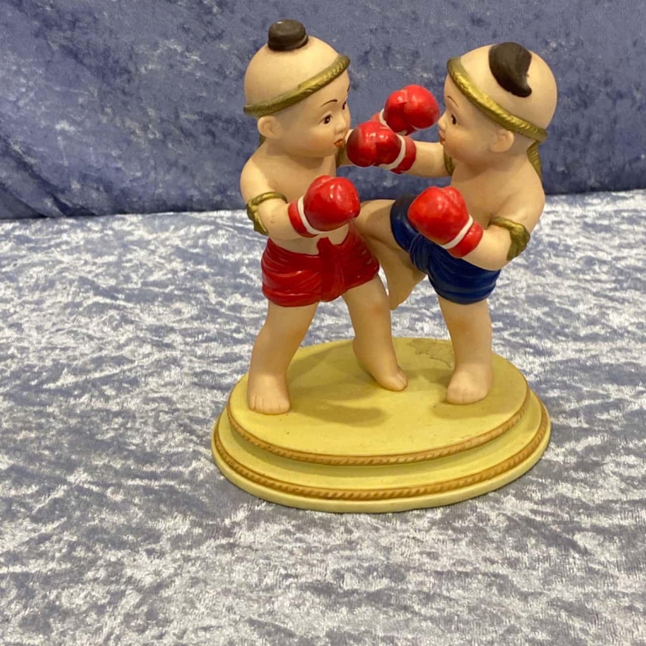 Chinese Men Boxing Figurine (s)