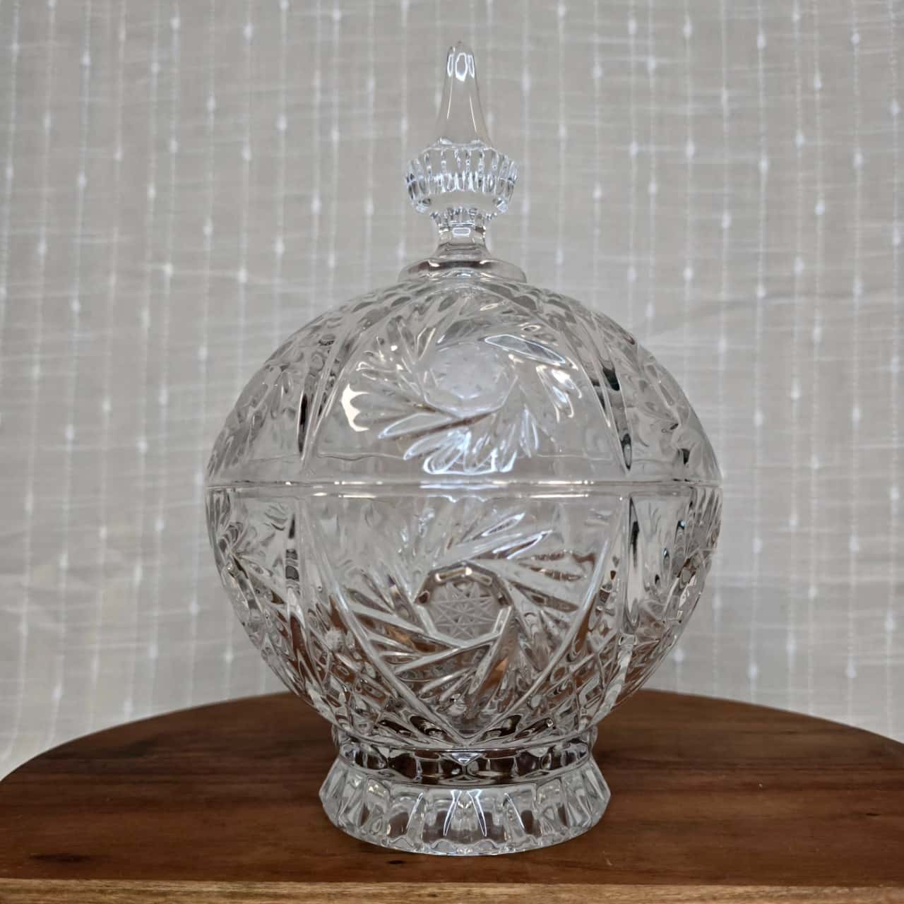 Vintage Crystal Candy Jar