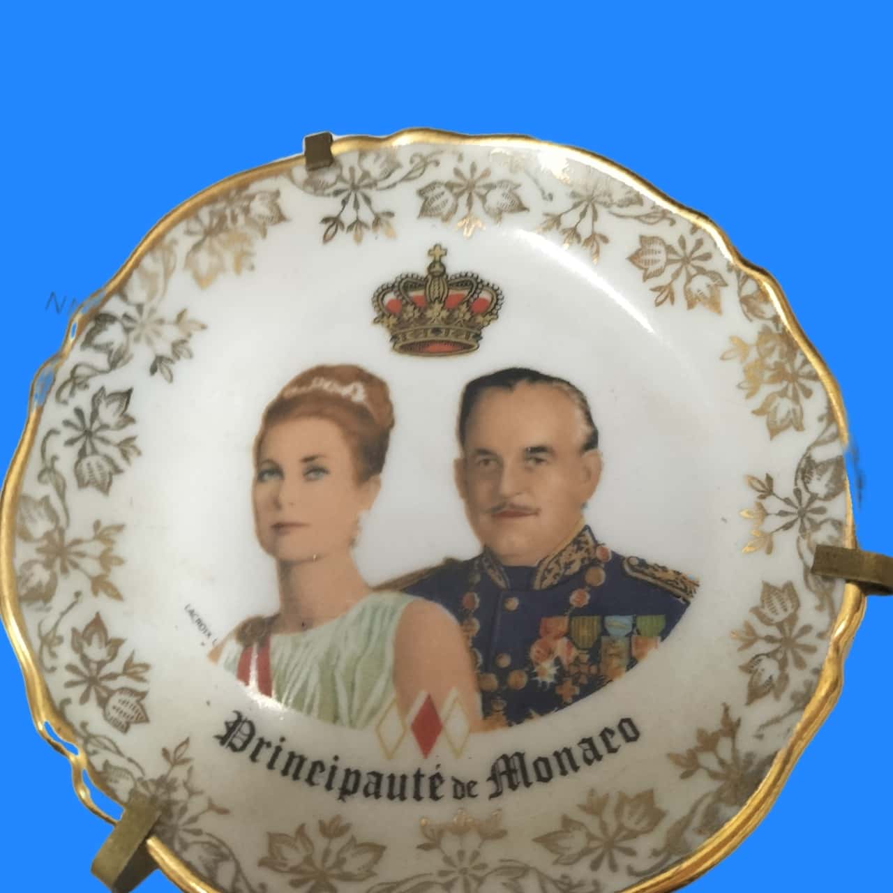 Vintage Royal Monaco Prince Rainier III & Princess Grace Miniature ...