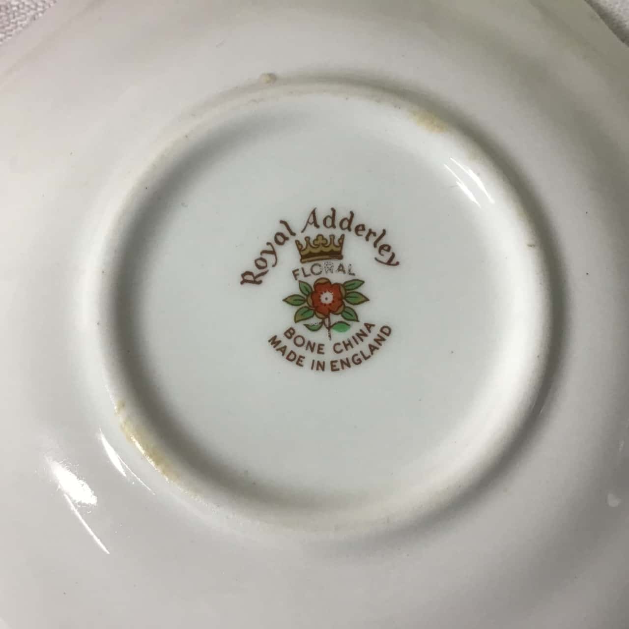 Vintage Royal Adderley Small Floral Pattern Bone China Dish